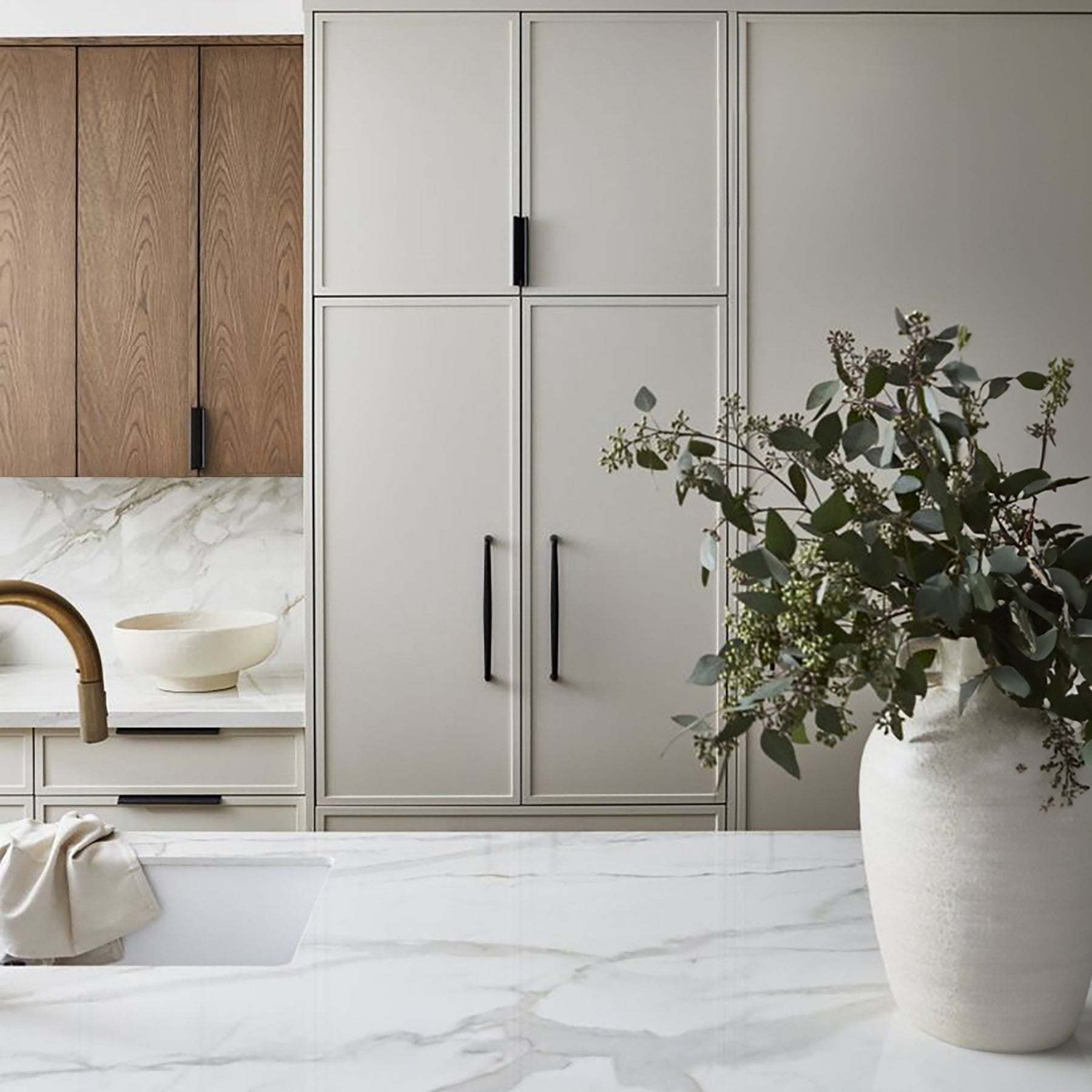 Ratio - Kaderfront SILHOUET - Farrow&Ball Mengkleuren | Houtmerk