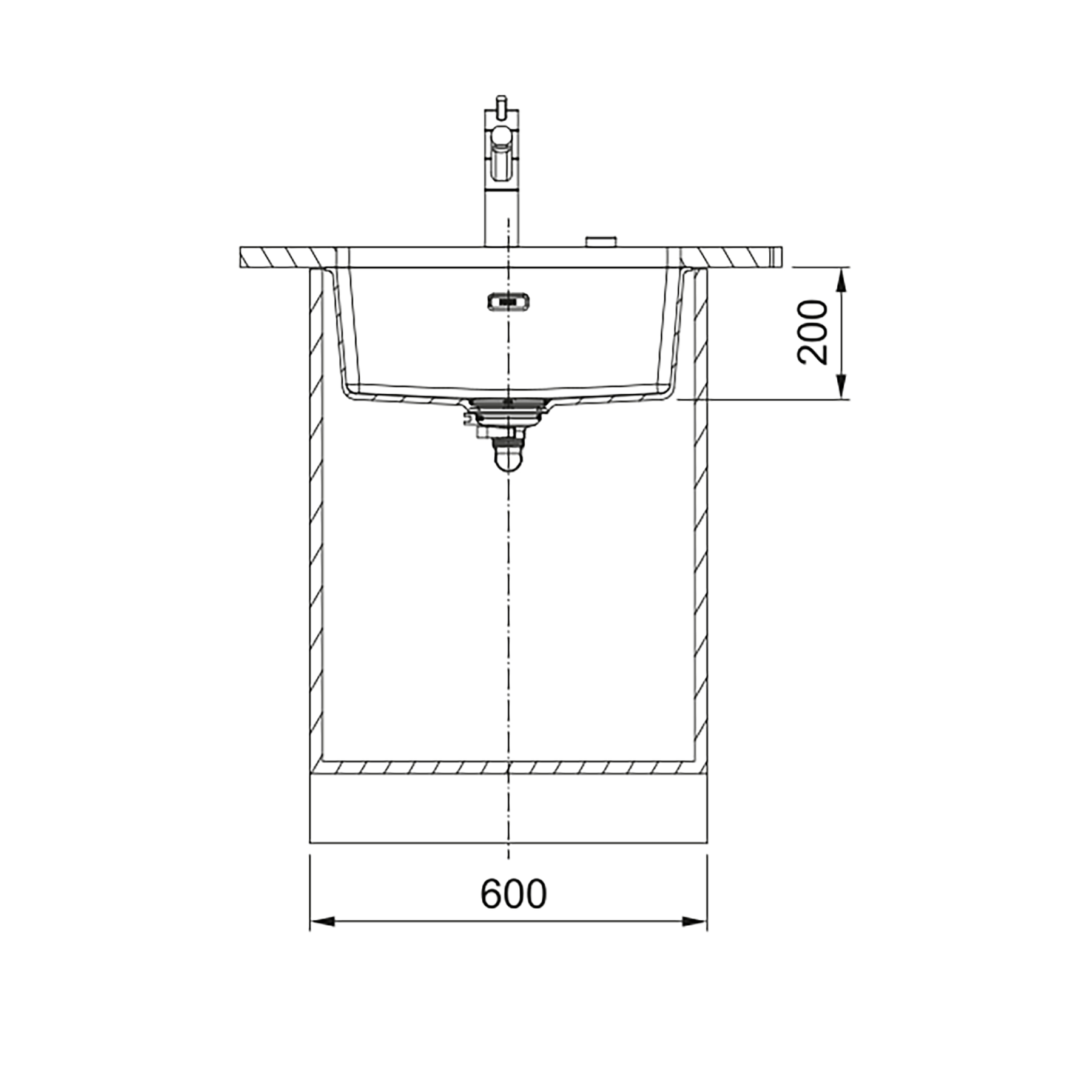 Franke - Spoelbak Maris Fragranite - Coffee Cream 50x41cm – Houtmerk