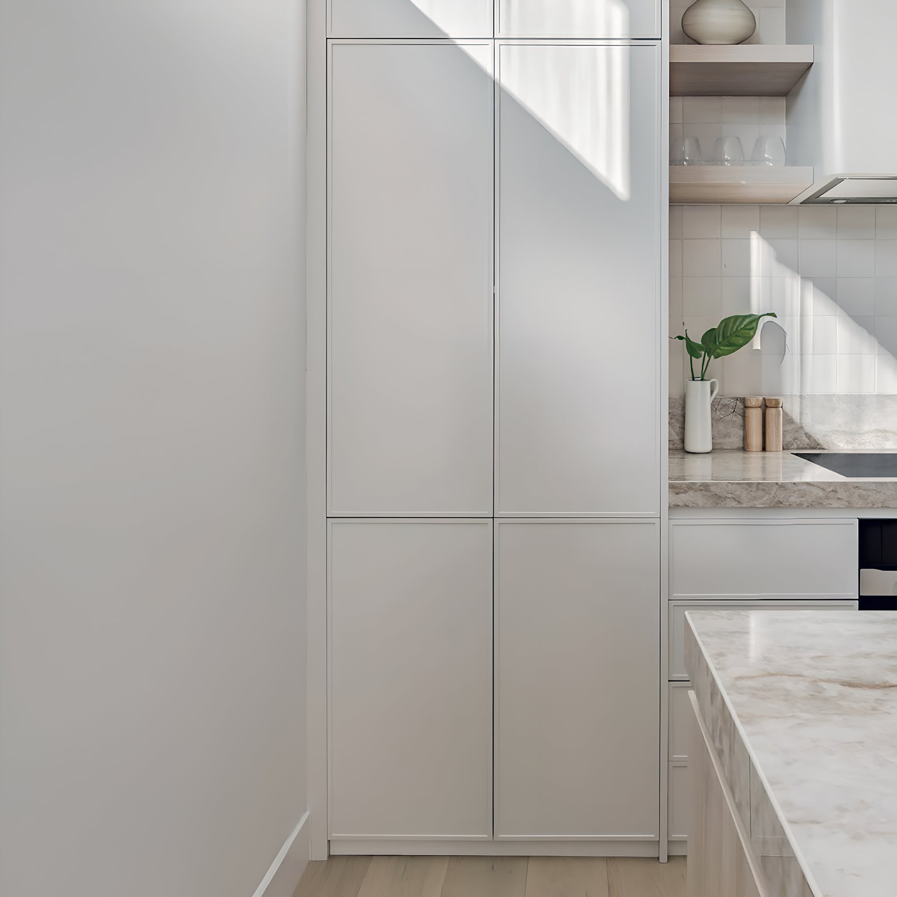 Ratio - Kaderfront SILHOUET - Farrow&Ball Mengkleuren | Houtmerk