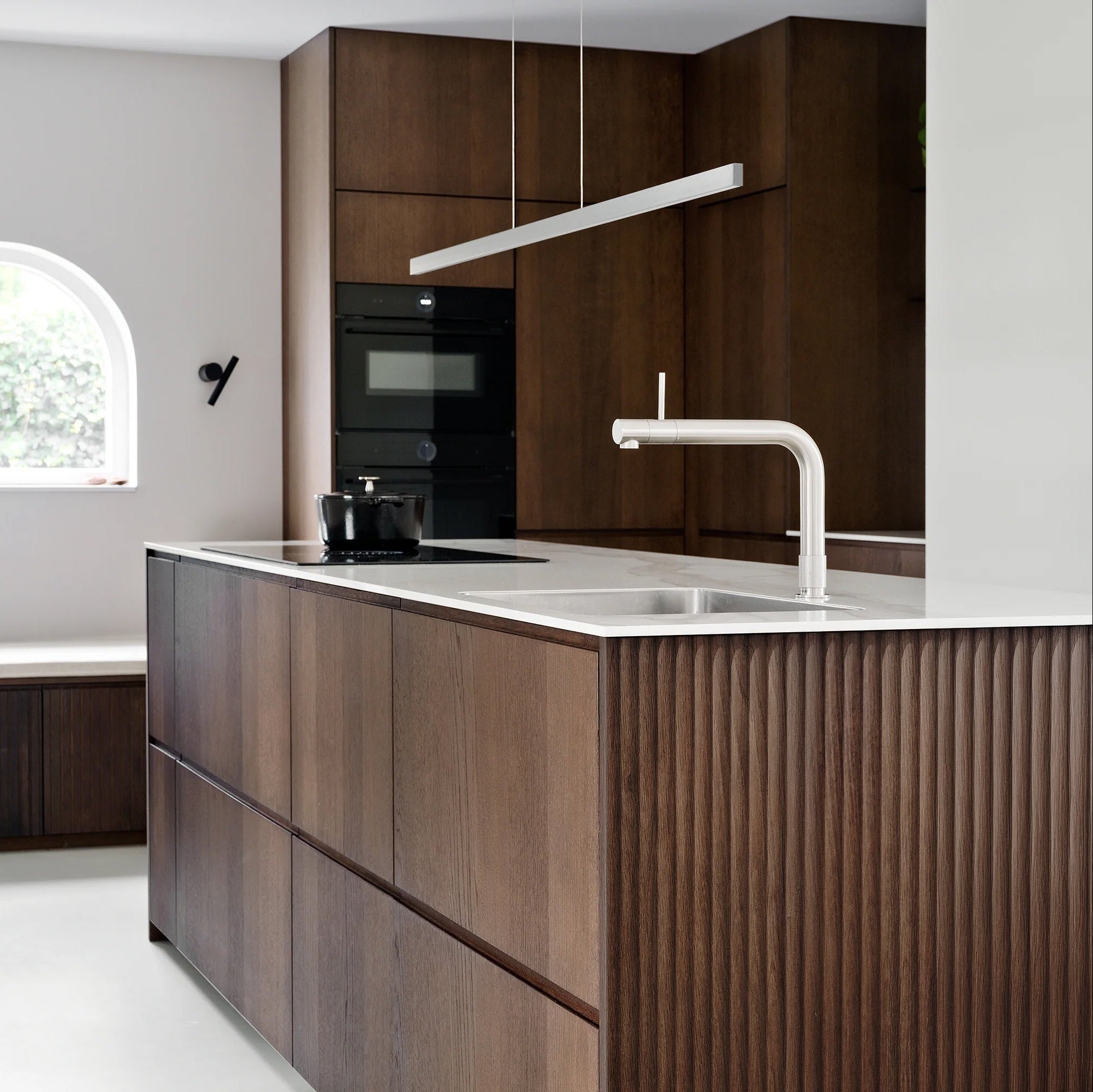 Houtmerk Ratio® - Dekpaneel Arcade - Geprofileerd eiken boogmotief