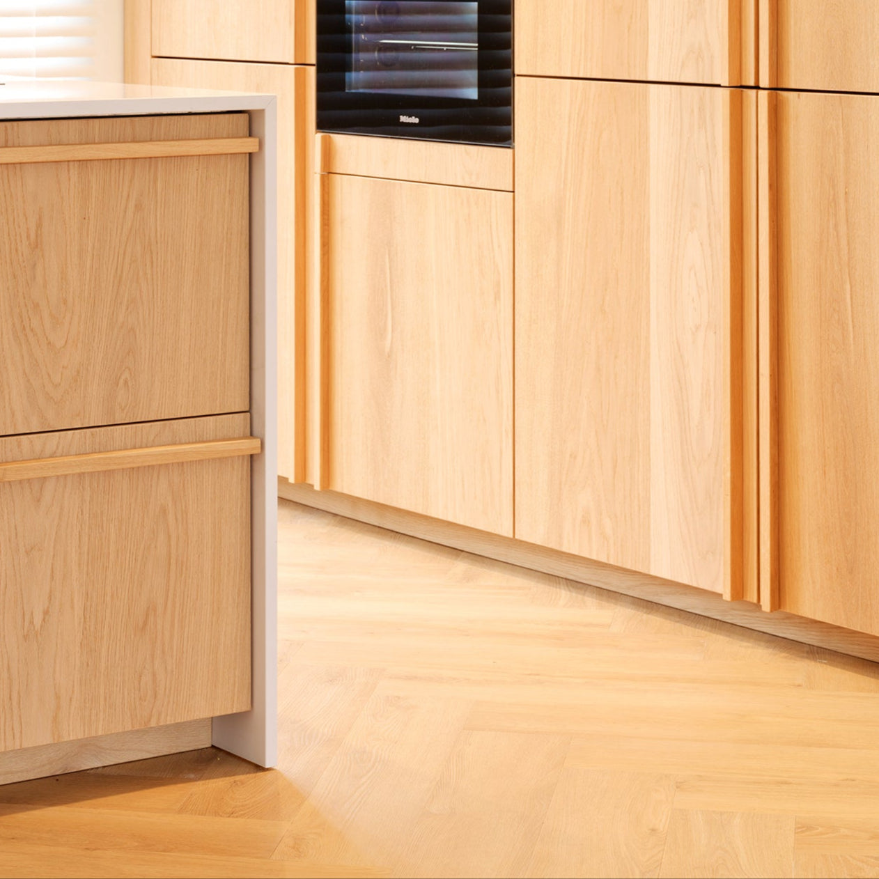 Plint voor Ikea Metod - Eiken massief of fineer, gebeitst of gelakt ...