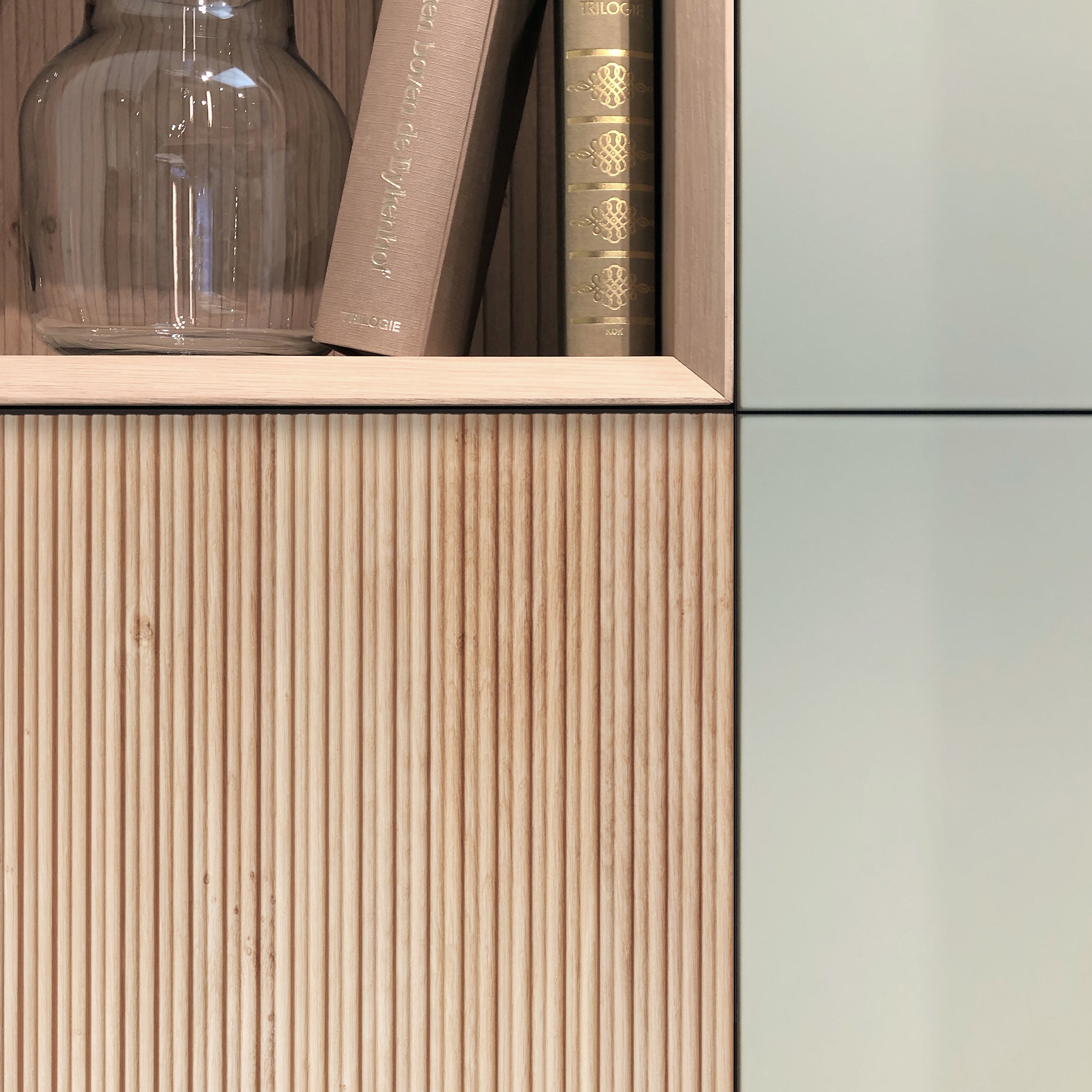 Ratio - Gegraveerd keukenfront MILLER - Massief eiken Blend Matte lak ...